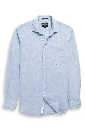 Rodd & Gunn Coromandel Button-up Linen Shirt - Denim