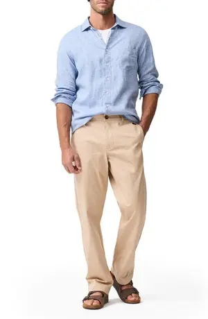 Rodd & Gunn Coromandel Button-up Linen Shirt - Denim