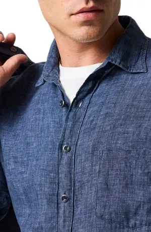 Rodd & Gunn Coromandel Linen Shirt - Marine