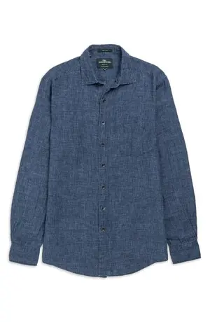 Rodd & Gunn Coromandel Linen Shirt - Marine