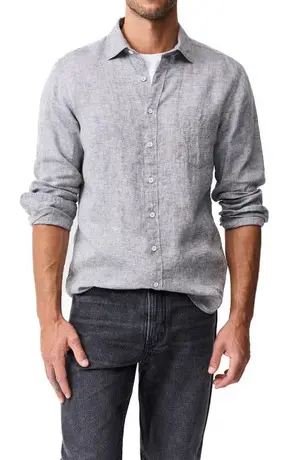 Rodd & Gunn Coromandel Linen Shirt - Smoke