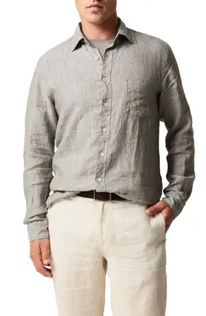 Rodd & Gunn Coromandel Linen Shirt - Taupe