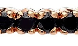 Sethi Couture Prong Set Diamond Eternity Band - Rose Gold/black Diamond