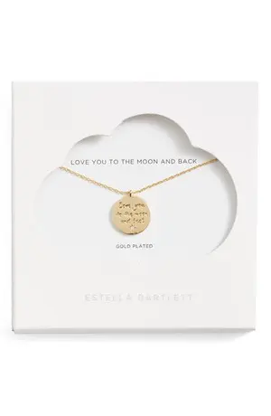 Estée Lauder Love You To The Moon And Back Pendant Necklace