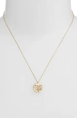 Estée Lauder Love You To The Moon And Back Pendant Necklace