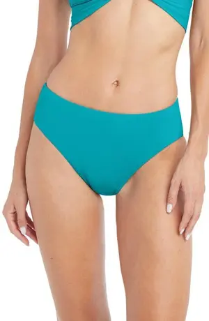 Robin Piccone Robin Piccone Ava High Waist Bikini Bottom Pool