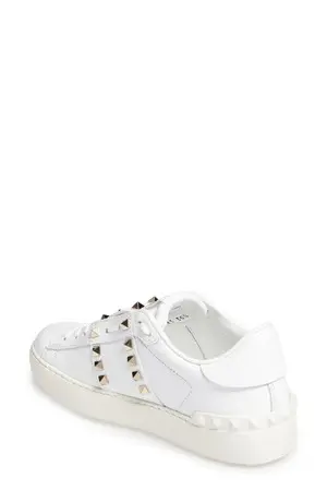 Valentino Garavani Rockstud Sneaker - White Leather