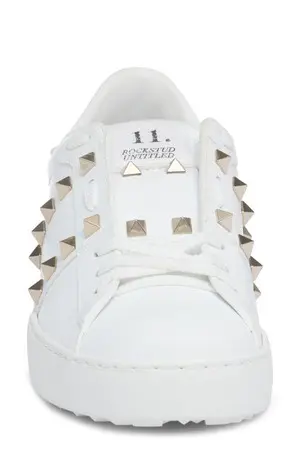 Valentino Garavani Rockstud Sneaker - White Leather