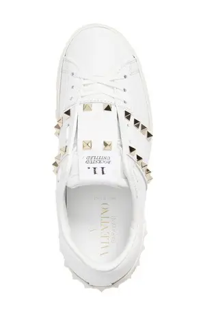 Valentino Garavani Rockstud Sneaker - White Leather