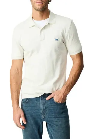 Rodd & Gunn Piqué Polo Shirt - Ice