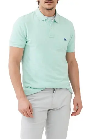 Rodd & Gunn Rodd & Gunn Piqué Polo Shirt Mint