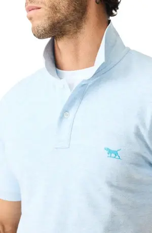Rodd & Gunn Piqué Polo Shirt - Mist