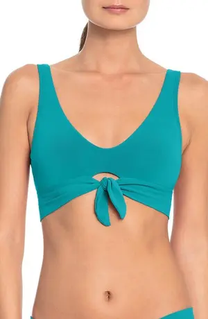 Robin Piccone Robin Piccone Ava Knot Front Bikini Top Pool