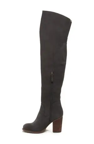 KELSI DAGGER BROOKLYN Logan Over The Knee Boot - Graphite