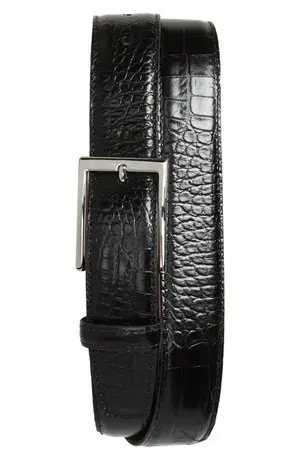 TORINO Torino Gator Grain Embossed Leather Belt