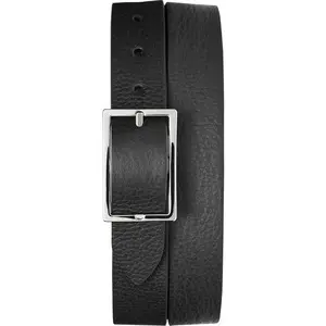 Shinola Leather Belts with Silver-Tone Hardware