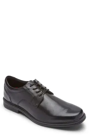 Rockport Taylor Waterproof Plain Toe Derby - Black
