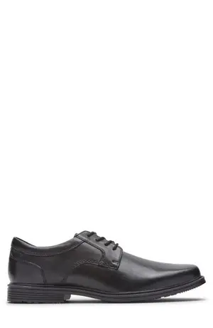 Rockport Taylor Waterproof Plain Toe Derby - Black