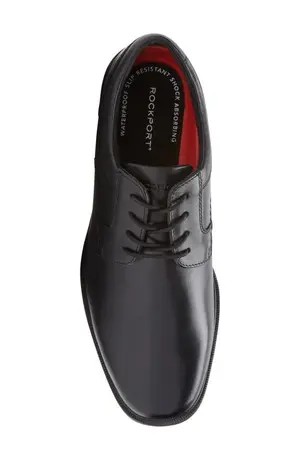 Rockport Taylor Waterproof Plain Toe Derby - Black