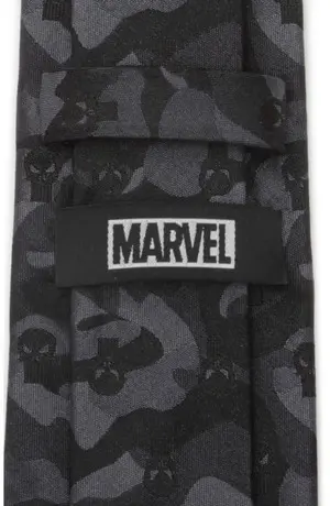 CUFFLINKS, INC. The Punisher Silk Tie - Black