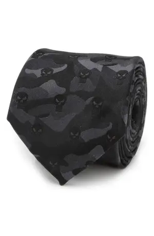 CUFFLINKS, INC. The Punisher Silk Tie - Black
