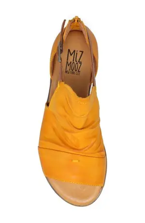 Miz Mooz Dipper Open Toe Buckled Ankle Sandal