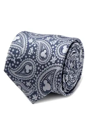 CUFFLINKS, INC. Paisley Silk Neck Tie - Blue/grey