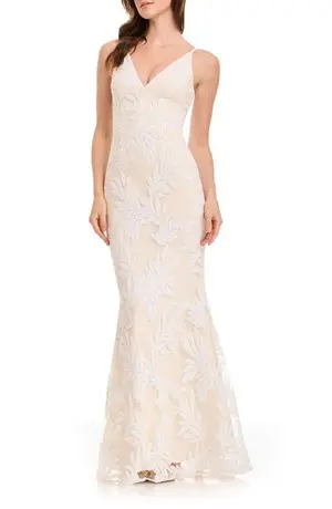 Dress The Population Embroidered Evening Dresses