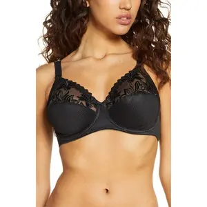 Chantelle Amazone Full Support Underwire Bra - Black