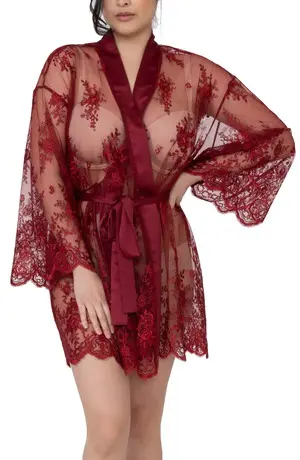 Rya Collection Darling Lace Wrap Sangria