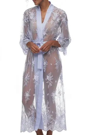 Rya Collection Darling Sheer Lace Robe Wisteria