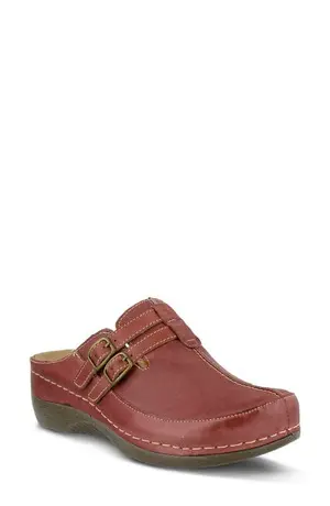 SPRING STEP SHOES Happy Clog - Bordeaux Leather