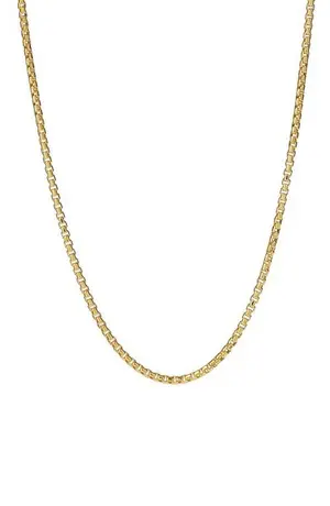 DEGS & SAL Box Chain Necklace - Gold
