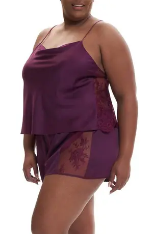 Rya Collection Darling Short Pajamas Eggplant