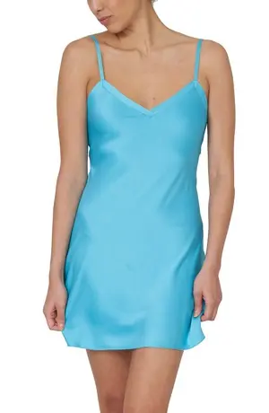Rya Collection Fresh Satin Chemise Aqua