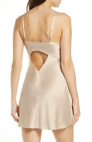 Rya Collection Fresh Satin Chemise - Champagne