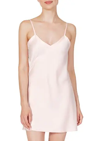 Rya Collection Fresh Satin Chemise Petal Pink