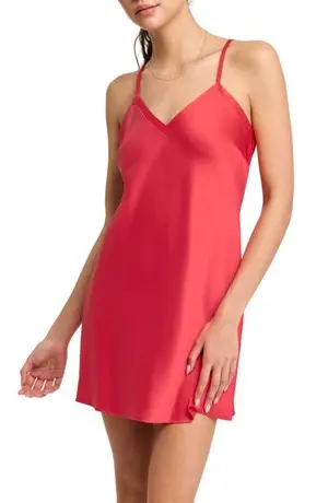 Rya Collection Fresh Satin Chemise Sunkissed