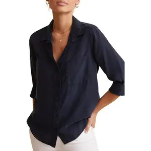 Bella Dahl Shirttail Button-up Shirt - Endless Sea