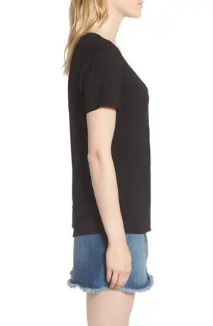 Splendid Sloane Scoop Neck T-shirt - Black