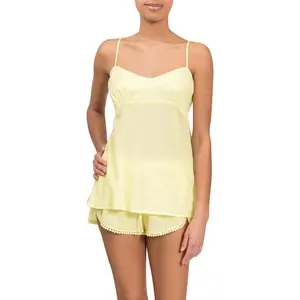 EVERYDAY RITUAL Lily Daisy Camisole Short Pajamas Limoncello