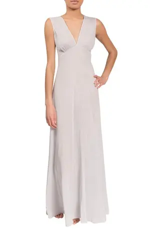 EVERYDAY RITUAL Amelia Long Nightgown - Mist