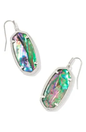 Kendra Scott Kendra Scott Elle Drop Earrings Lilac Abalone
