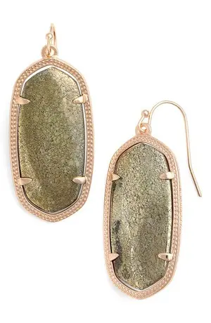 Kendra Scott Kendra Scott Elle Drop Earrings Pyrite/rose Gold