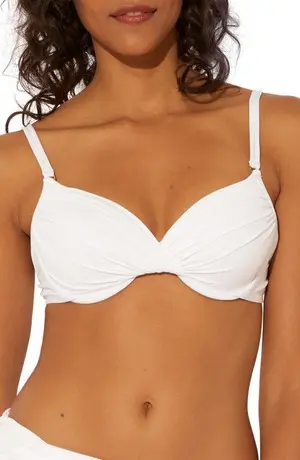 BLEU BY ROD BEATTIE Rod Beattie Kore Underwire Bikini Top White