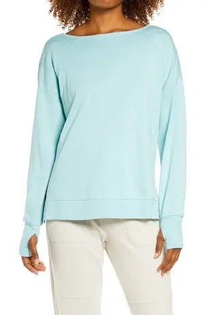 Sweaty Betty After Class Sweatshirt Algarve Green