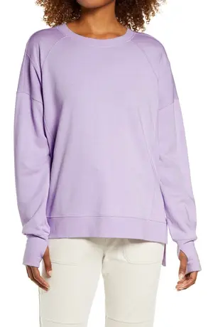 Sweaty Betty After Class Sweatshirt Aster Purple