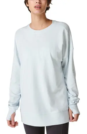 Sweaty Betty After Class Sweatshirt Azure Blue