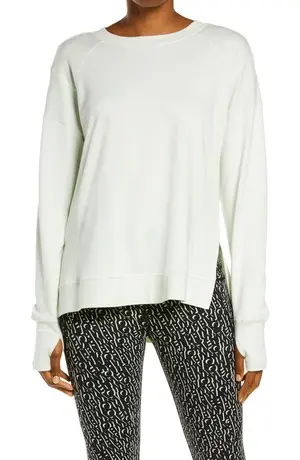 Sweaty Betty After Class Sweatshirt Glacier Green