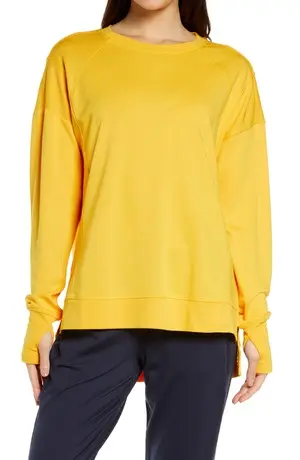 Sweaty Betty After Class Sweatshirt Golden Yellow